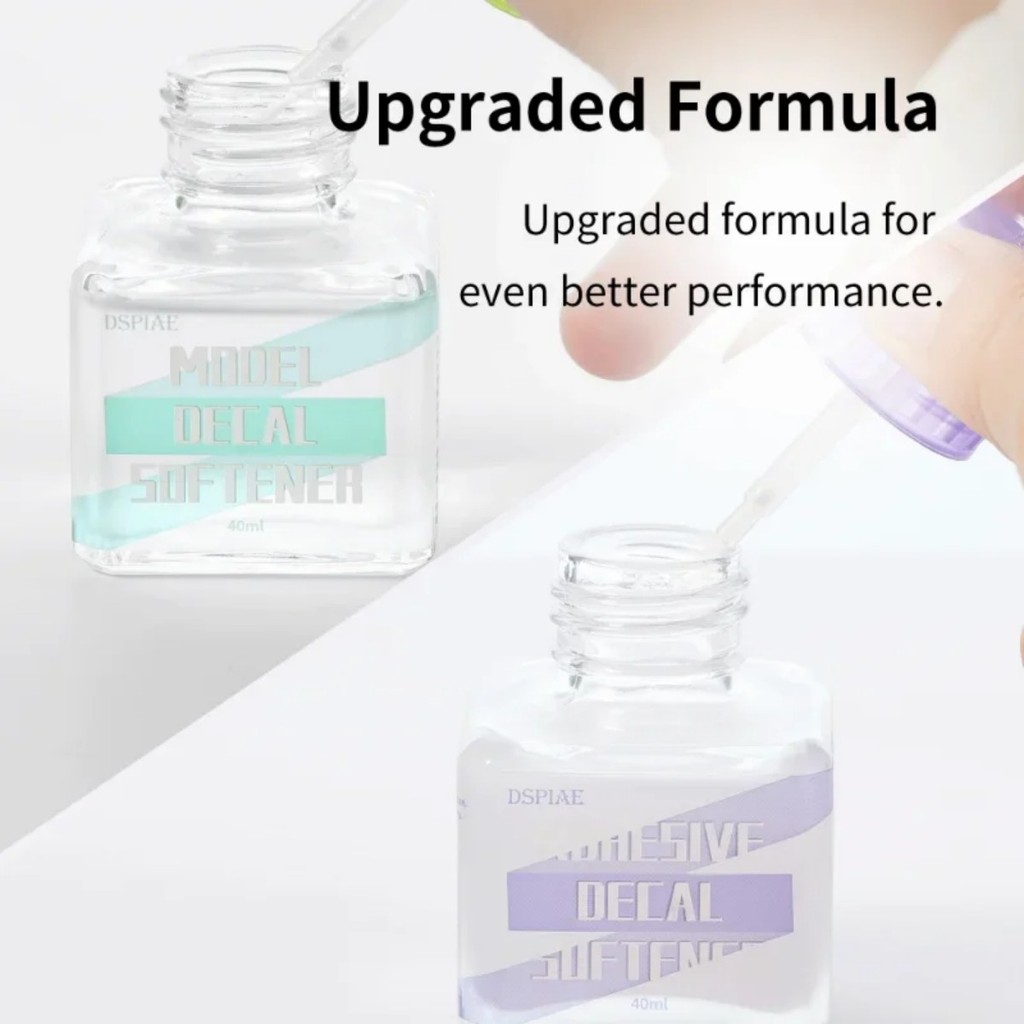 DSPIAE ETC-03/04 Decals Softener Glue Adhesive Assembly 40ML Model ...