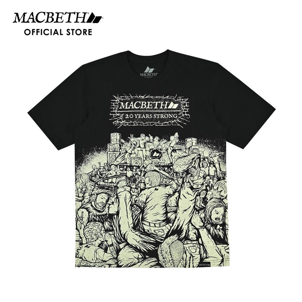 Macbeth Men's Graphic Tee - 20 YRS STRONG MOSH PIT | Shopee Philippines