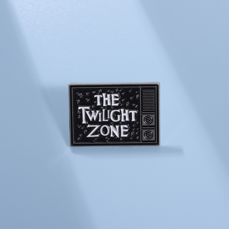 Horror Movie The Twilight Zone Enamel Brooch Retro TV Series Shape ...