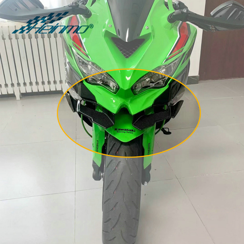 For Kawasaki ZX25R ZX4R ZX4RR 2021-2024 Front Winglet Aerodynamic ...