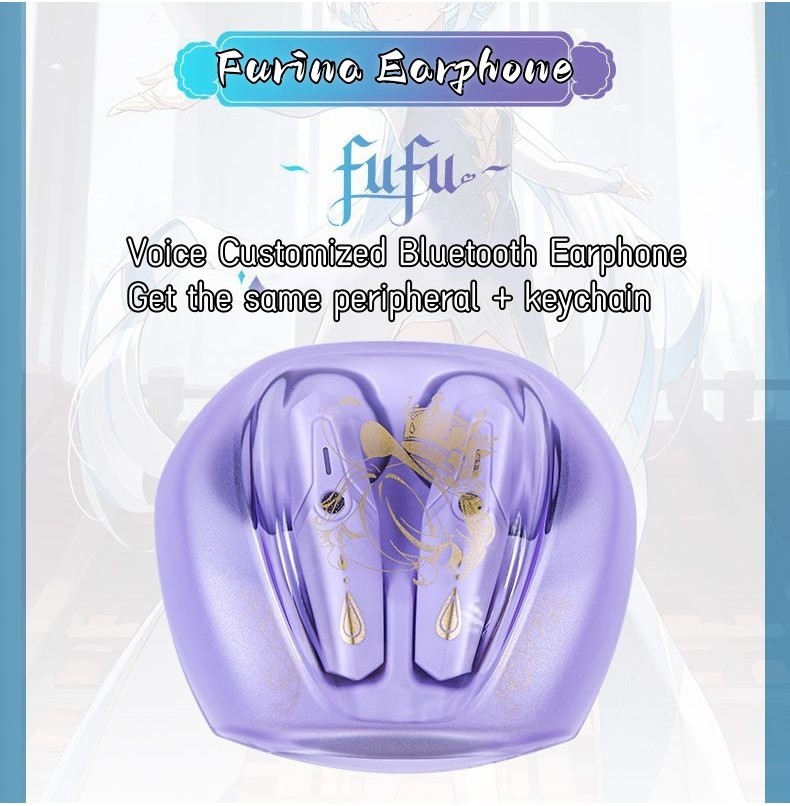 Genshin Impact Focalors Ture Wireless Bluetooth 5.3 Earphones with Tip ...
