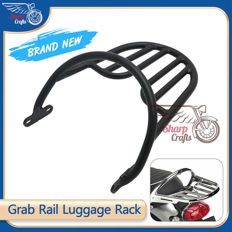 Motorcycle Rear Shelf Lage Rack Seat Grab Rail Handrail Bar Para sa ...