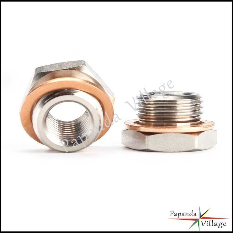 1 Pair Ports Bungs Motorcycle Exhaust O2 Sensor Screws Adapter 18mm ...