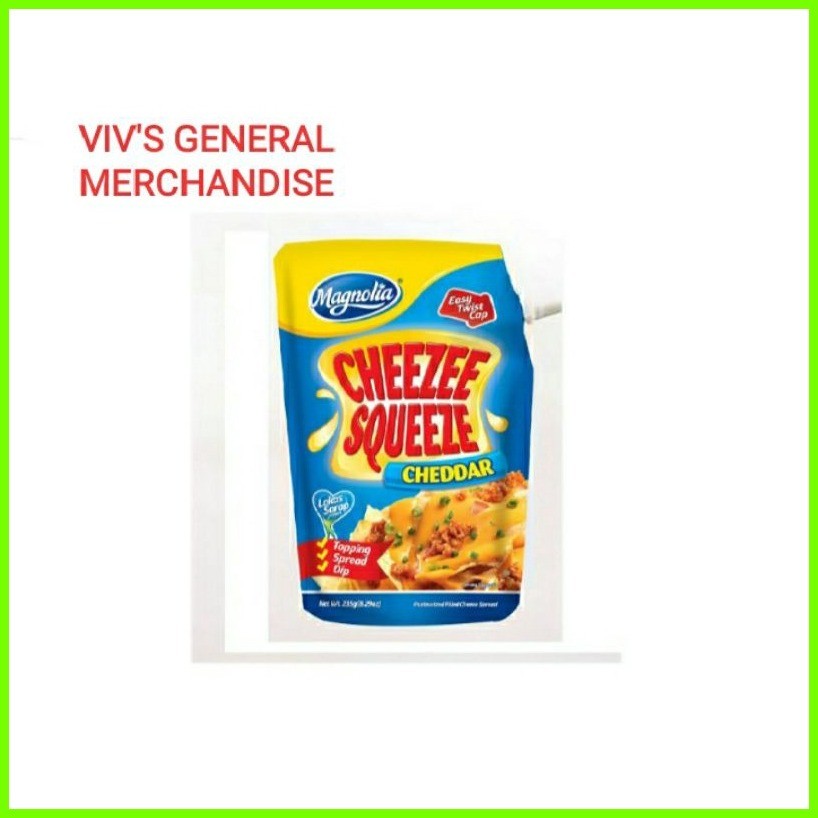 Magnolia Cheezee Squeeze Cheddar (220g ) | Shopee Philippines