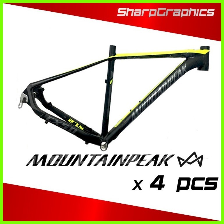 STICKER DECAL ONLY MOUNTAINPEAK COLE COMMENCAL BIKE FRAME BRAND ...