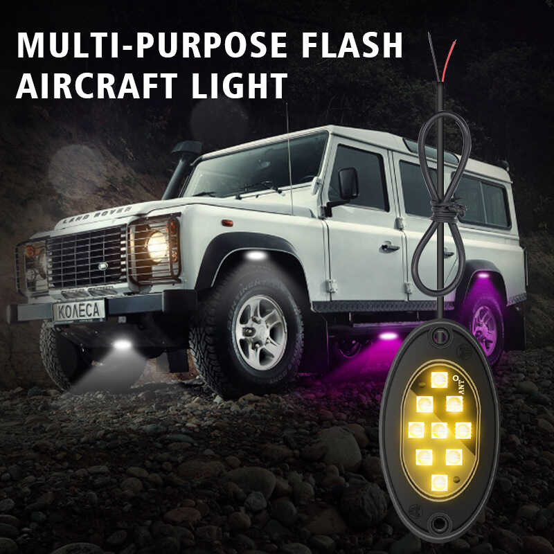 e, Lights, LED Flashing Car Chassis RGB Slow Signal Motorcycle Tail ...