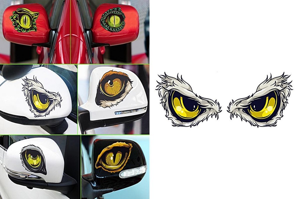 [Ma] Eco-friendly Rear View Mirror Decal for ATV Long-term Durability ...