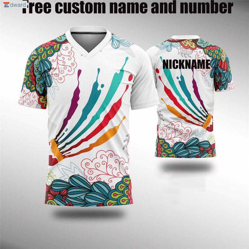 [Edward](Free custom name and number）NEW ! FULL SUBLIMATION TSHIRTS ...
