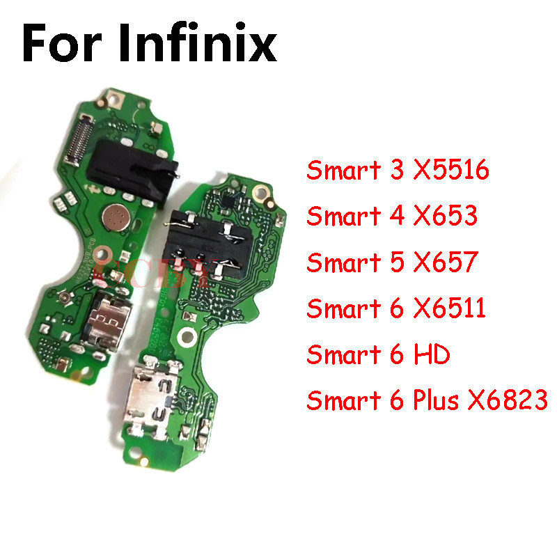 For Infinix Smart 3 4 5 6 7 8 HD Plus X5516 X653 X657 X6511 X6512 USB ...