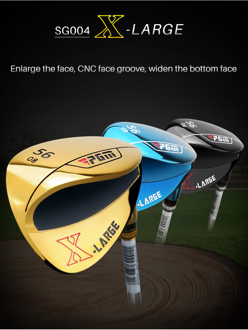 PGM Golf Sand Wedges Shaft Cutter 56 60 Degrees Wider Sole Steel Golf ...