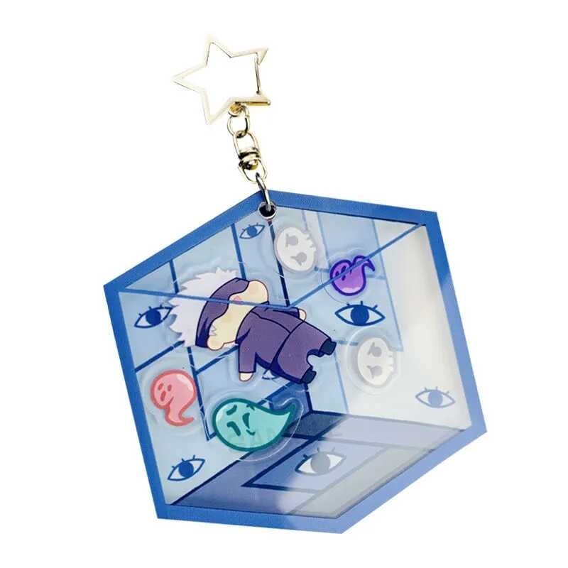 Yujutsu Kaisen Satoru Gojo Prison Realm Keychain Acrylic 2D Flat ...