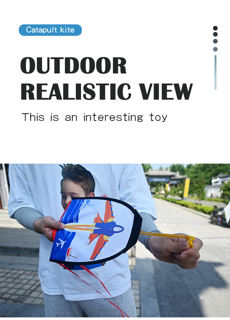 Cute Catapult Stunt Kite Toys for Kids with Tirador Outdoor Sport ...