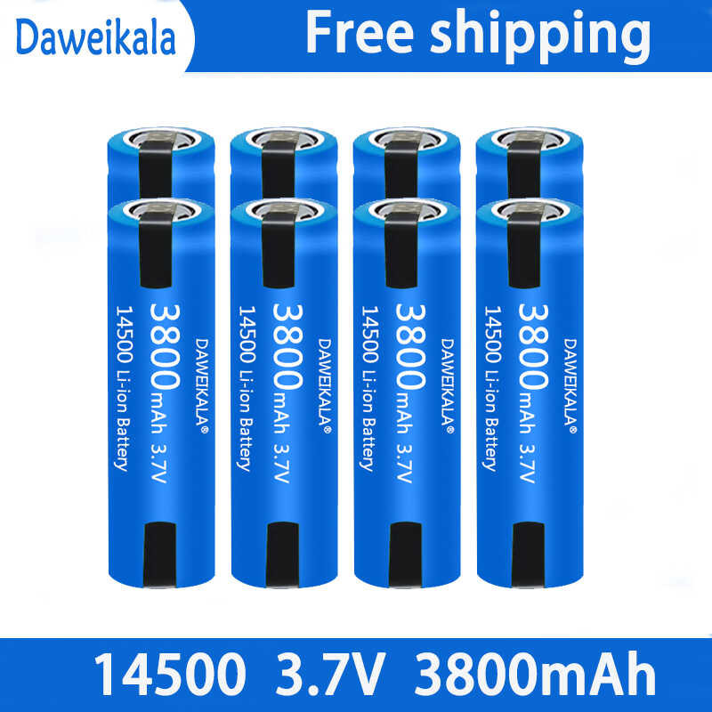 ♥ Bagong 14500 Baterya 3.7V AA 3800Mah Lithium Ion Battery, Na May ...
