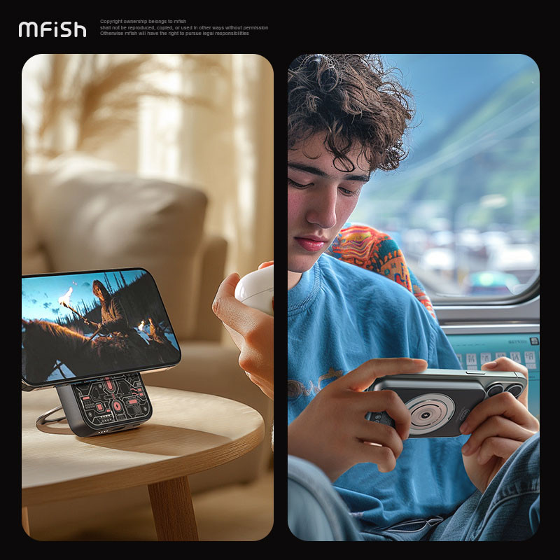 mfish 10000mAh Ultra-Thin Mag-netic Power Bank – 20W Fast Charging ...