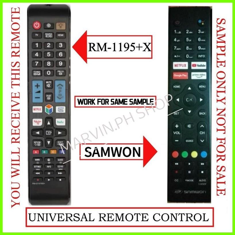 ♥ ☬ Ready to use 100% Work Universal remote control for SAMWON led ...