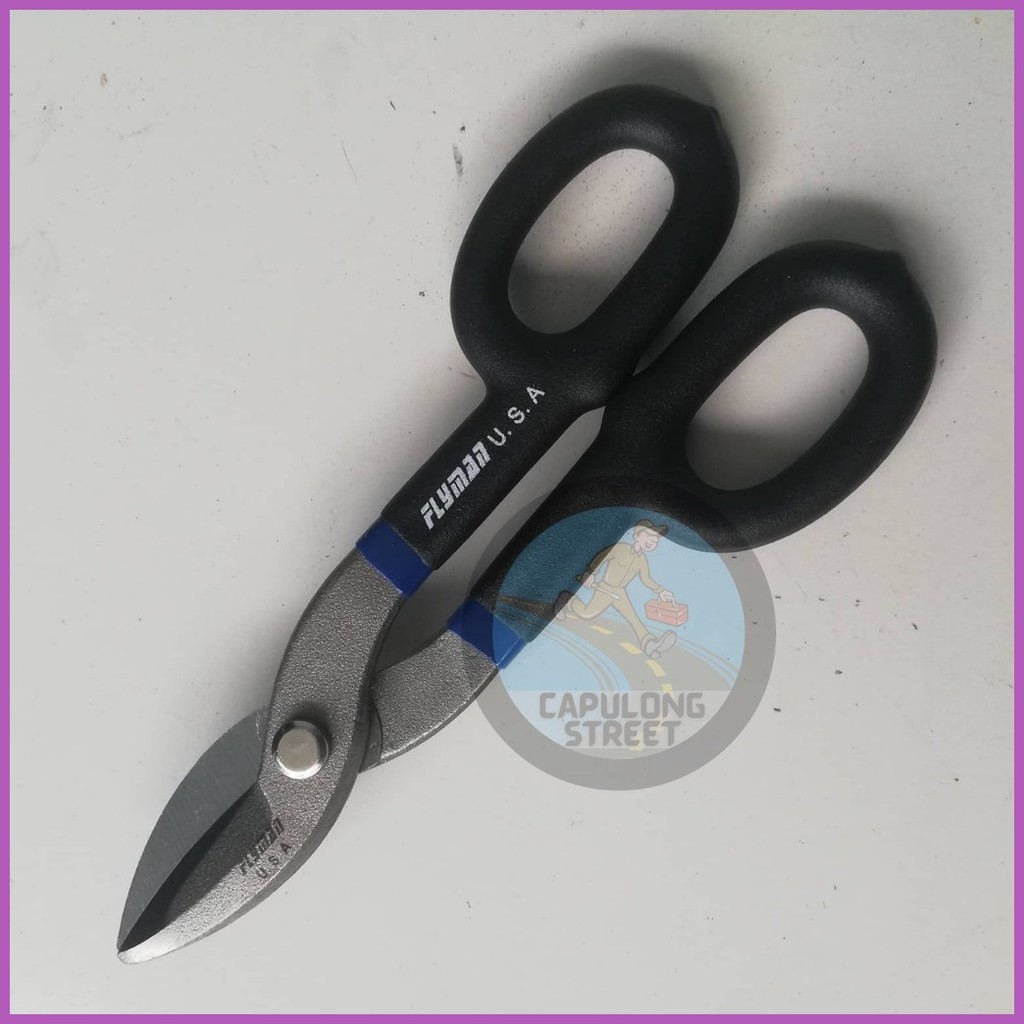 ⚽︎ Capulong Flyman Tinman Snip 8" Gunting Yero Roof Cutter Metal Sheet ...