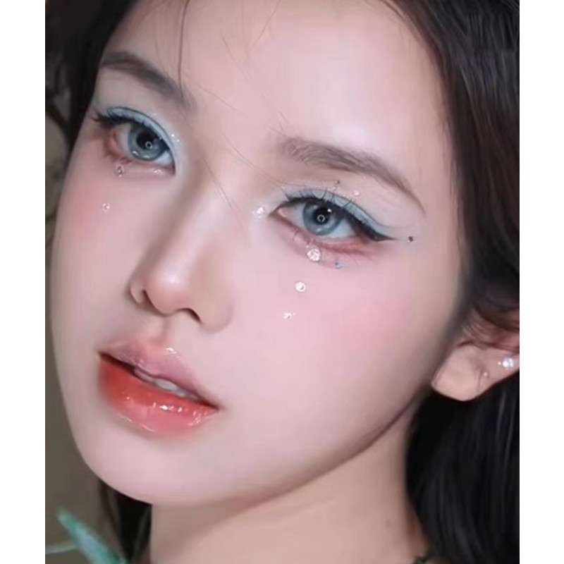 3D Rhinestone Pearl Sticker Eyebrow Diamond Makeup Face Decoration Tear ...