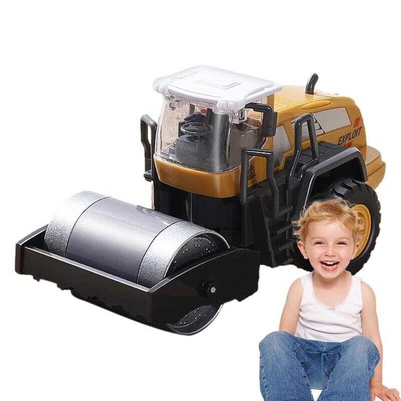 Die-cast Toys Engineering Planer Truck Toy Creative Road Roller ...
