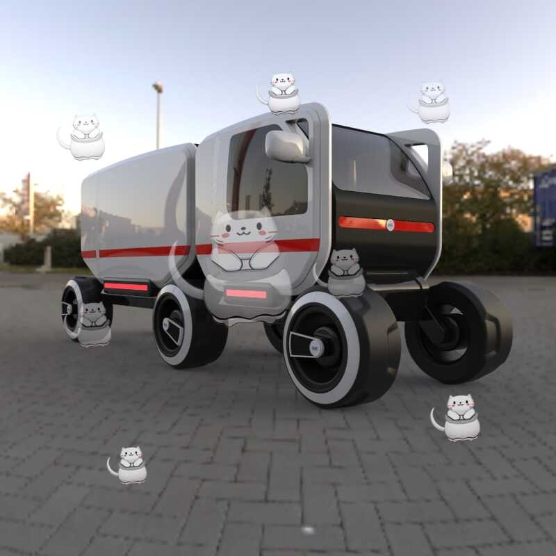 Concept Electric Vehicle Truck Rhino Model Rhino/3Dmax/C4D/3D Model ...