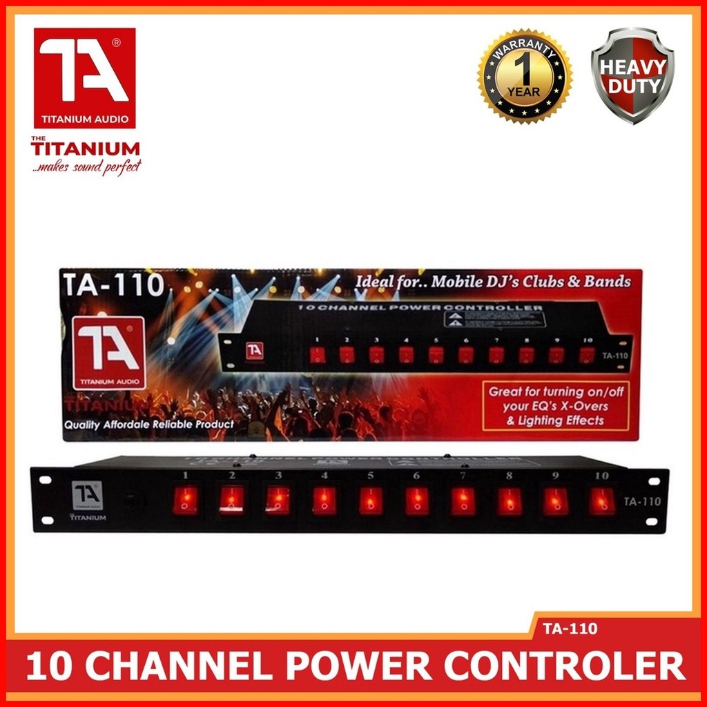 Titanium TA110 Power Controller 10 Channel / Titanium Power Controller ...