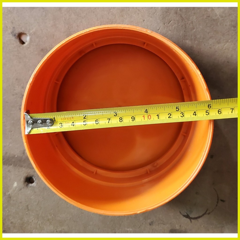 PVC CO CLEANOUT / CLEAN OUT ORANGE 6 INCHES - BIG OPENING (SPECIAL ...