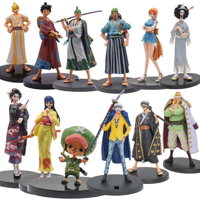 12 Styles One Piece Figure DXF Wano Country Trafalgar D. Water Law ...