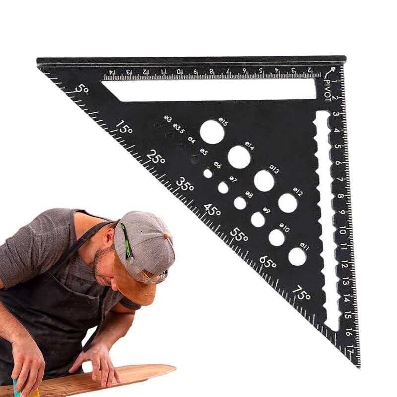 Kagamitan ng Woodworking Triangle Ruler Carpenters Square Tool High ...