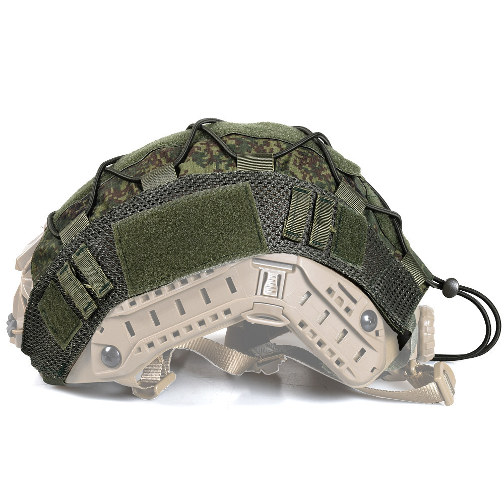 LUC Jungle Camouflage Helmet Cover for Fast MH PJ BJ OPS-Core Helmet ...