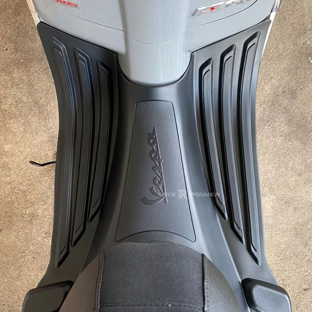 Motorcycle Floor Mats Black Footboard Matting Modified Accessory For ...