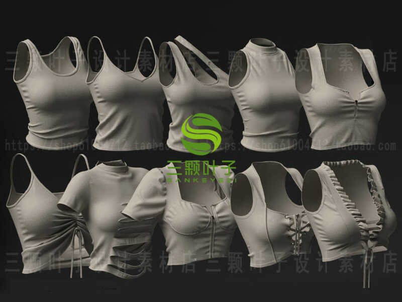 MD+Clo3d Fashion Women's Strap Underwear 3D Model zprj/obj/fbx Version ...