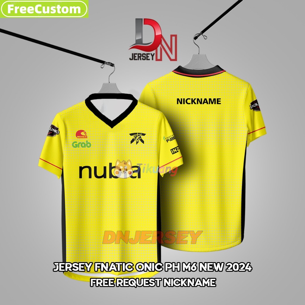 Latest Mobile Legend Onic PH M6 Esport T-Shirt Jersey Full Printing ...