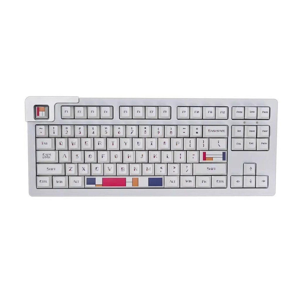 142 Keys Piet Mondrian Abstract Grid keycaps Cherry Profile PBT keycap ...