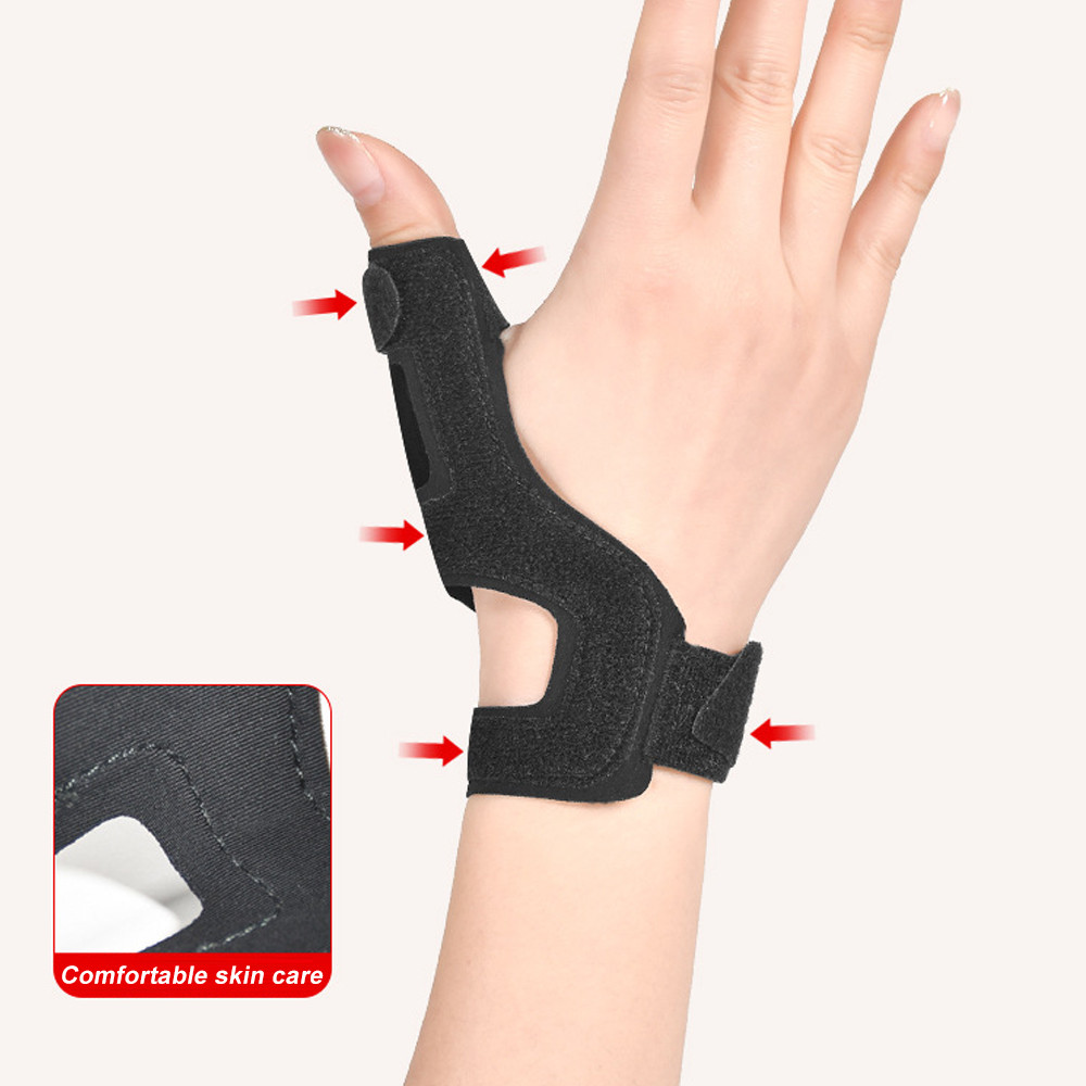 1pcs Thumb Support Brace-Waterproof Semi-rigid Stabilizer Splint for ...