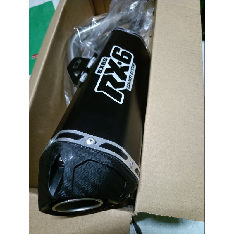 ♞New Rx6 exos bigtip Pipe for Nmax v2 tcs/Aerox v2/Click v3 | Shopee ...