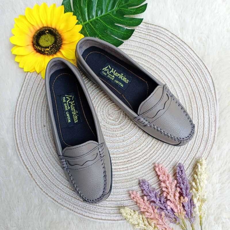 Ginawa Ni Marikina Ng Kababaihan Ng Genuine Leather Topsider/Loafer ...