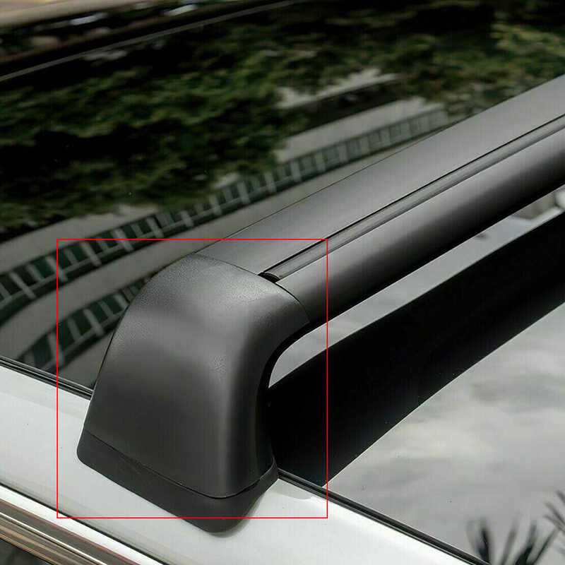 4Pcs Roof Rack Cover Cap Rail End Shell Assembly Fit For Tesla Model Y ...
