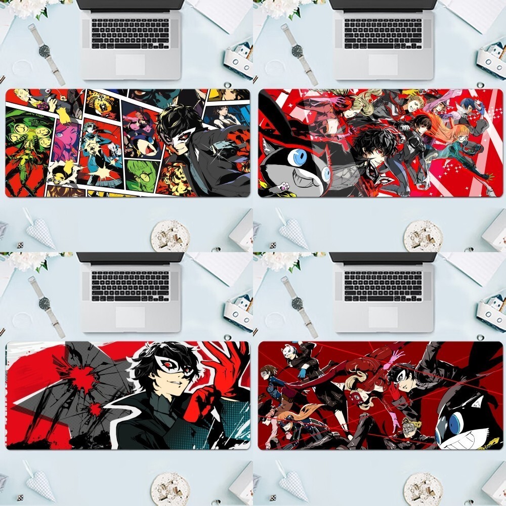 Persona 5 Game Mousepad Large Gaming Compute Gamer PC Keyboard Mouse ...