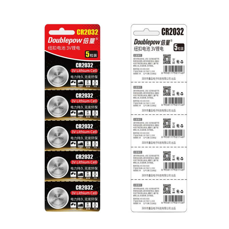 Original 10Pcs Cr2032 Button Battery 3V Button Cell Battery For Remote ...