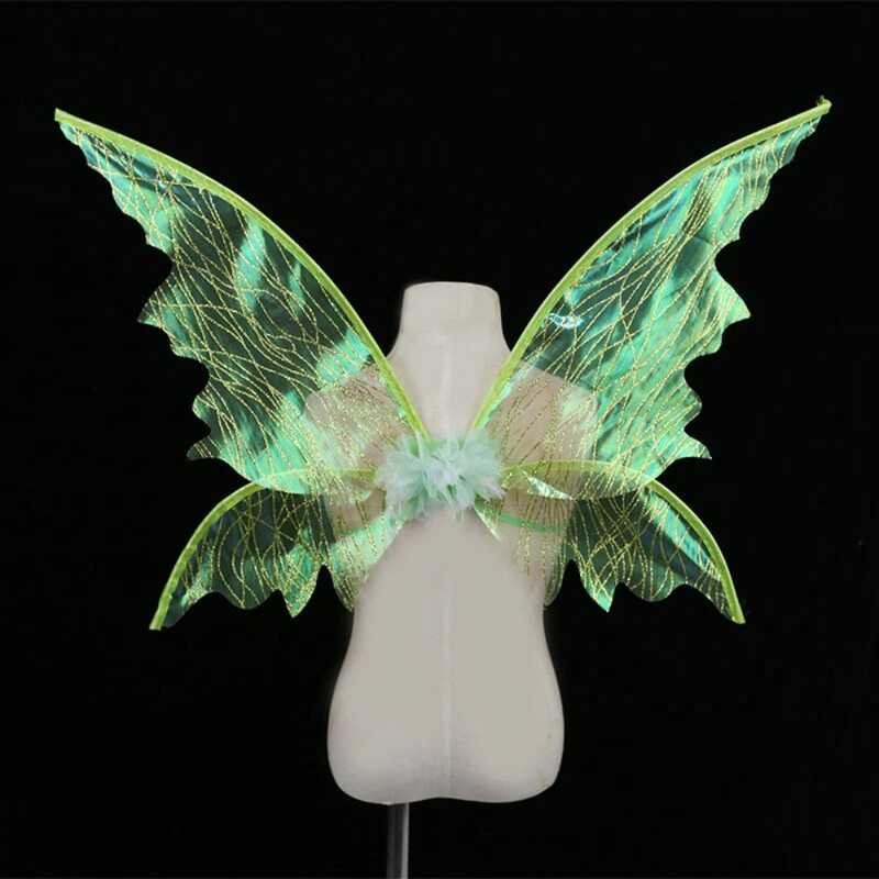 LY PROUD NEW For Adult Simple Sparkle Fairy Princess Wings Costume ...