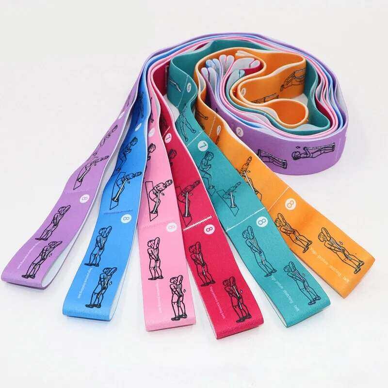 Stage Multi Yoga Latin Dance Stretch Correct Posture 8 Grid Elastic ...