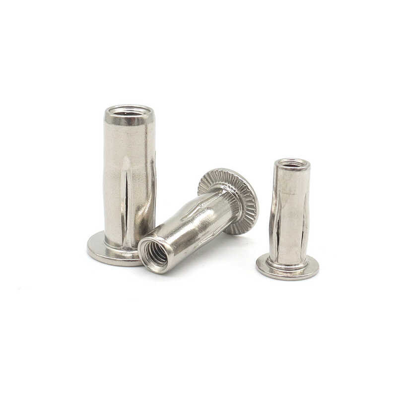 304 stainless steel lantern rivet nut slotted rivet nut M5 M6 M8 ...