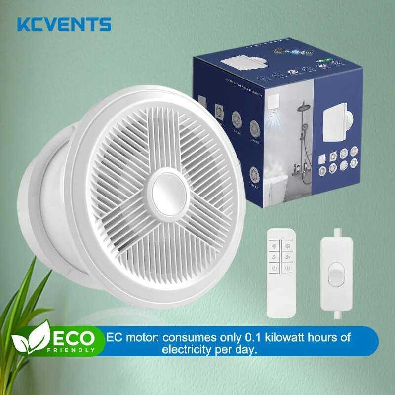 Kcvents Bathroom Exhaust Ventilation Fan Remote Control Para Sa Window ...