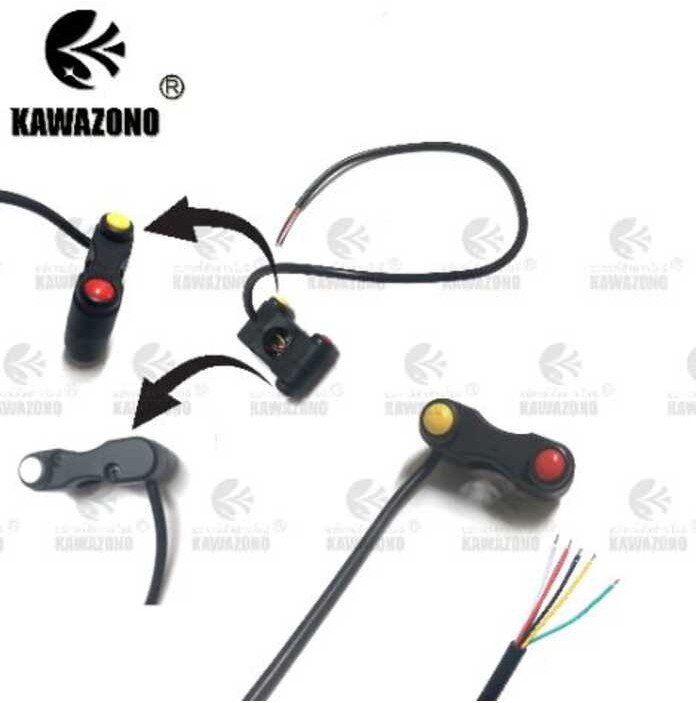 HIGH QUALITY UNIVERSAL SWITCH 2/3/5/7 BUTTON HANDLEBAR MOUNT TURN ...