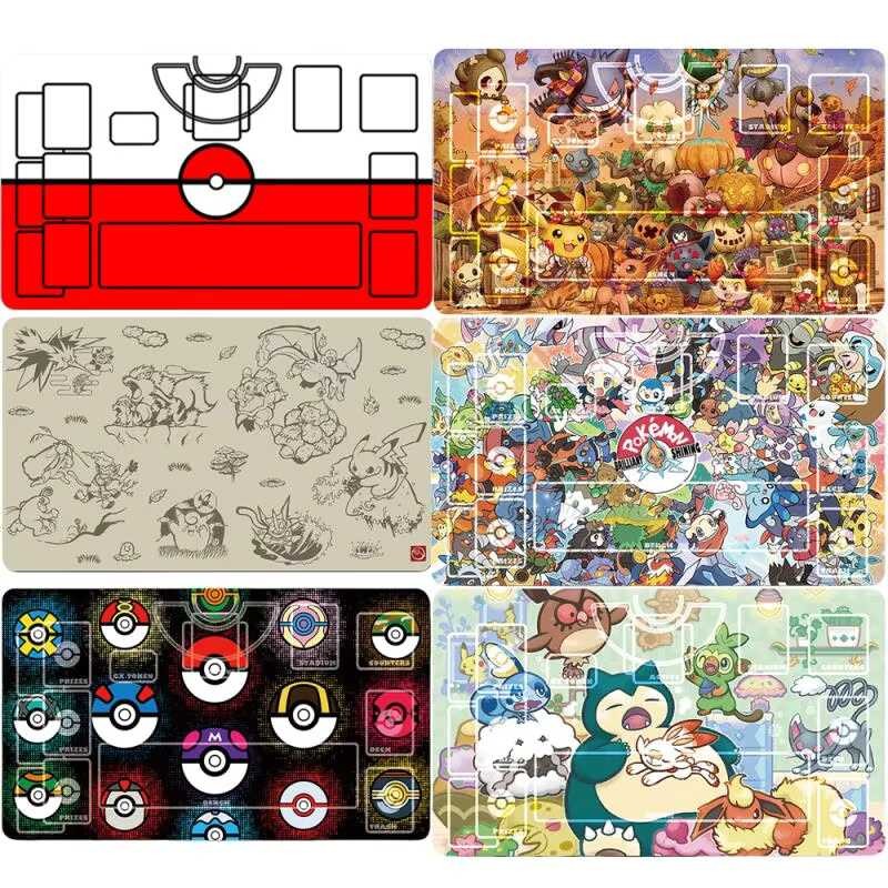 Gaming Mouse Pad Pokemon PTCG Card Pad Snorlax Gengar Flareon 600X350MM ...