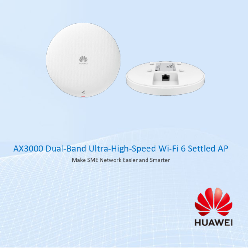 Huawei AP362E - AX3000 Dual-Band Ultra-High-Speed Wi-Fi 6 Settled AP ...