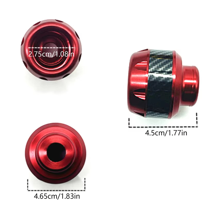 2Pcs Universal Aluminum Alloy Motorcycles Falling Protector Explosion ...