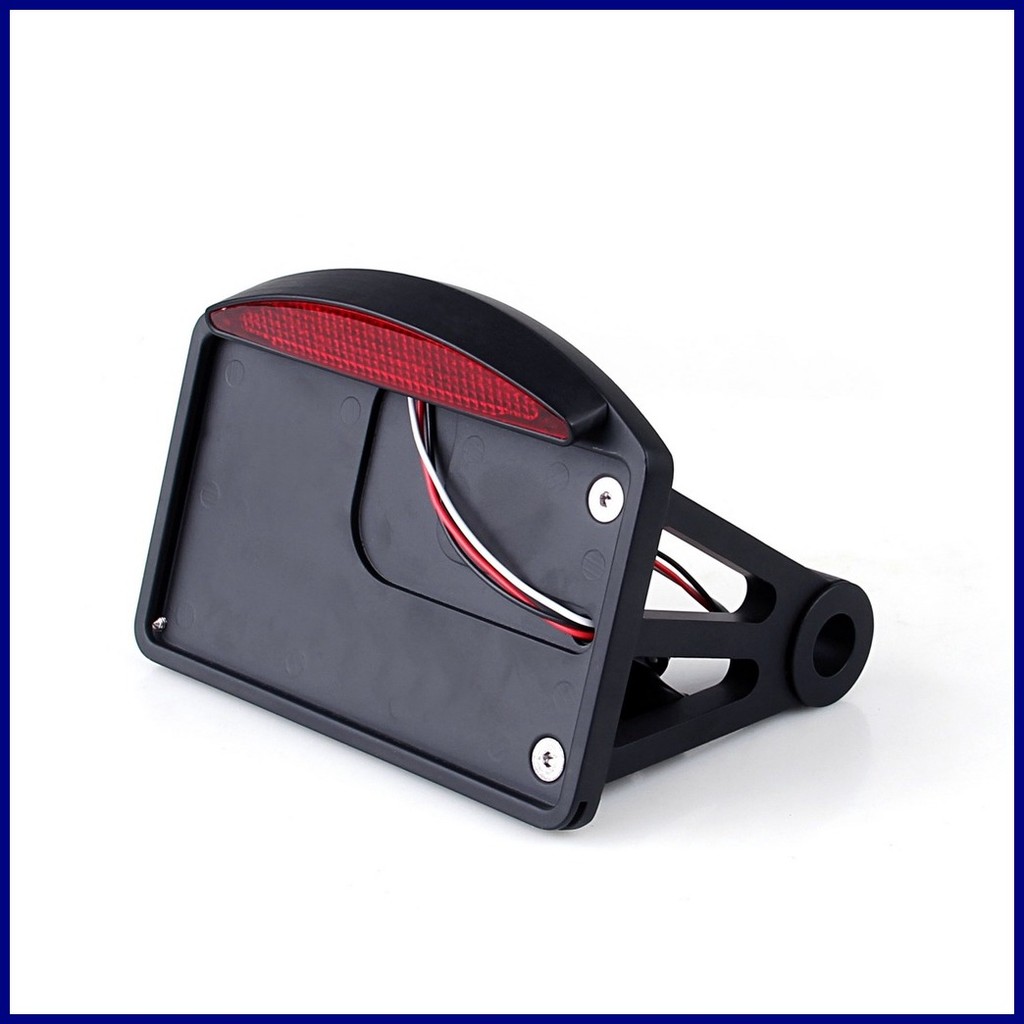 Side Mount License Plate LED Tail brake light For Harley Customs ...