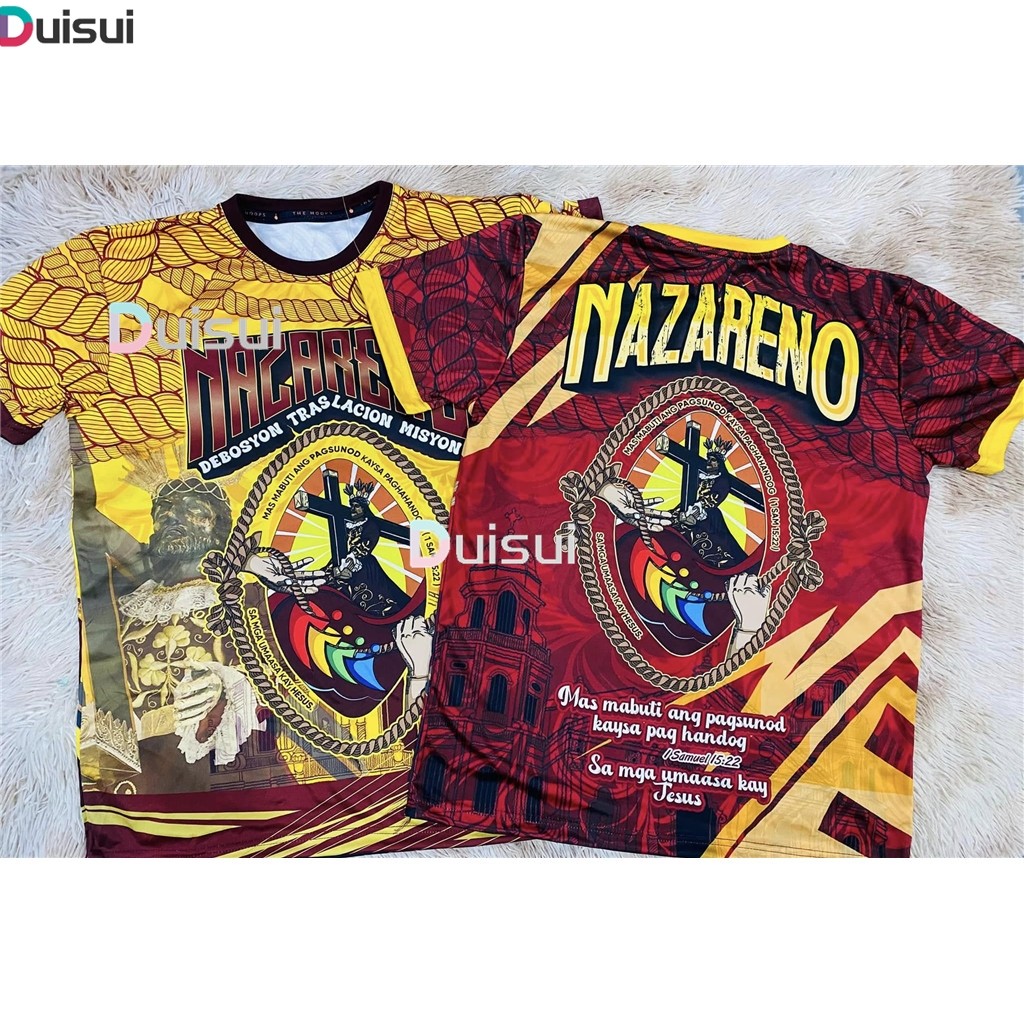 [FREE CUSTOME] Fully sublimated 3D print TSHIRT nazareno 2025 debosyon ...