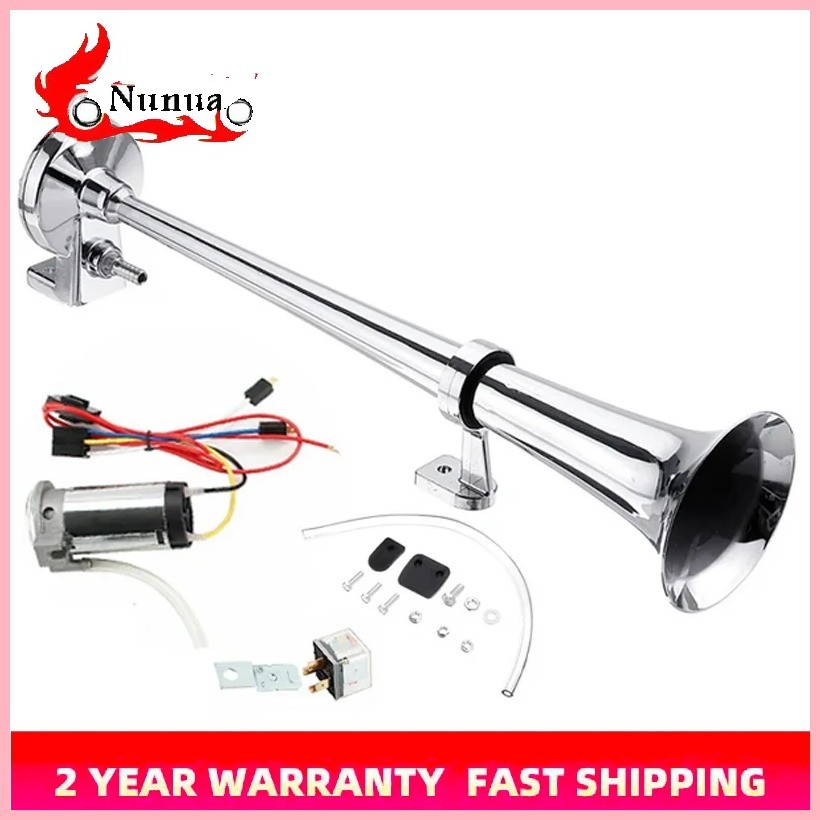 ♞12V Electric Air Horn 150DB 120HZ Super Loud 17 inch Car Siren Tone ...
