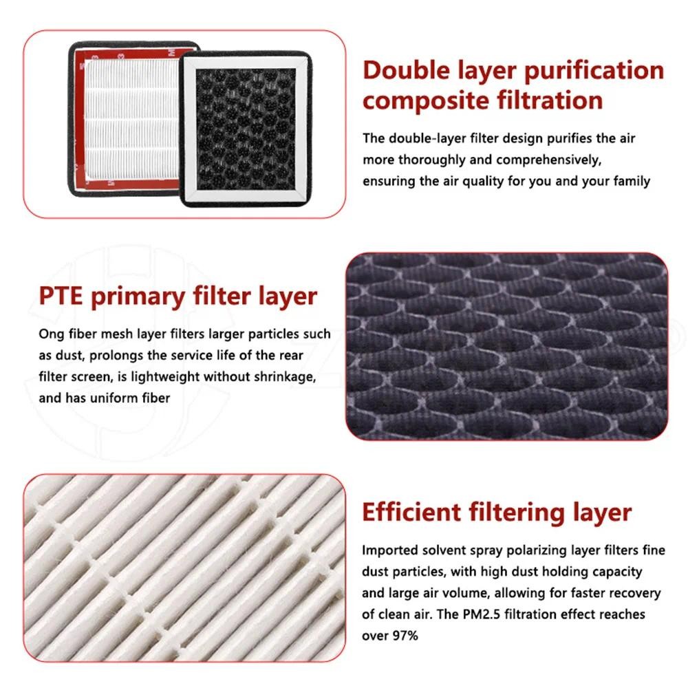 P1/X1 air filter screen HEPA activated carbon Filter toxic gases For ...